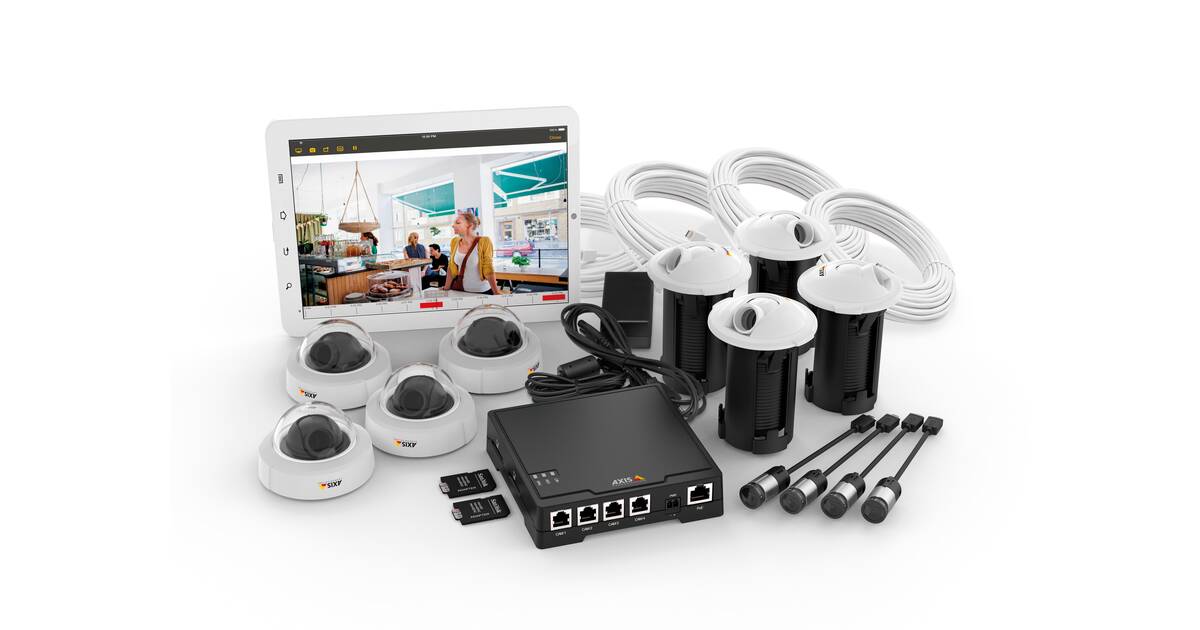 AXIS F34 Surveillance System | IP Camera's | NetcamCenter