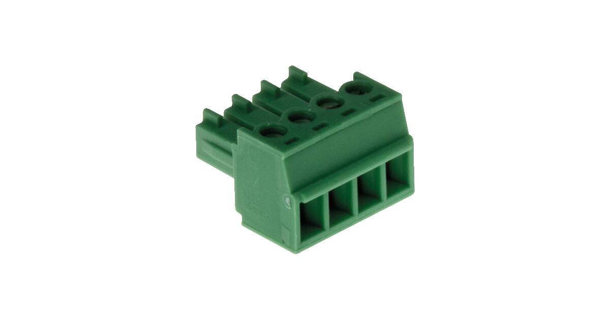 AXIS Connector A 4-pin 3.81 Straight | Overige Producten | NetcamCenter