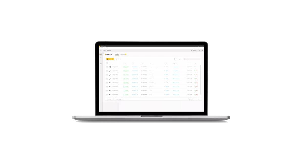 AXIS Device Manager Edge | Overige Producten | NetcamCenter